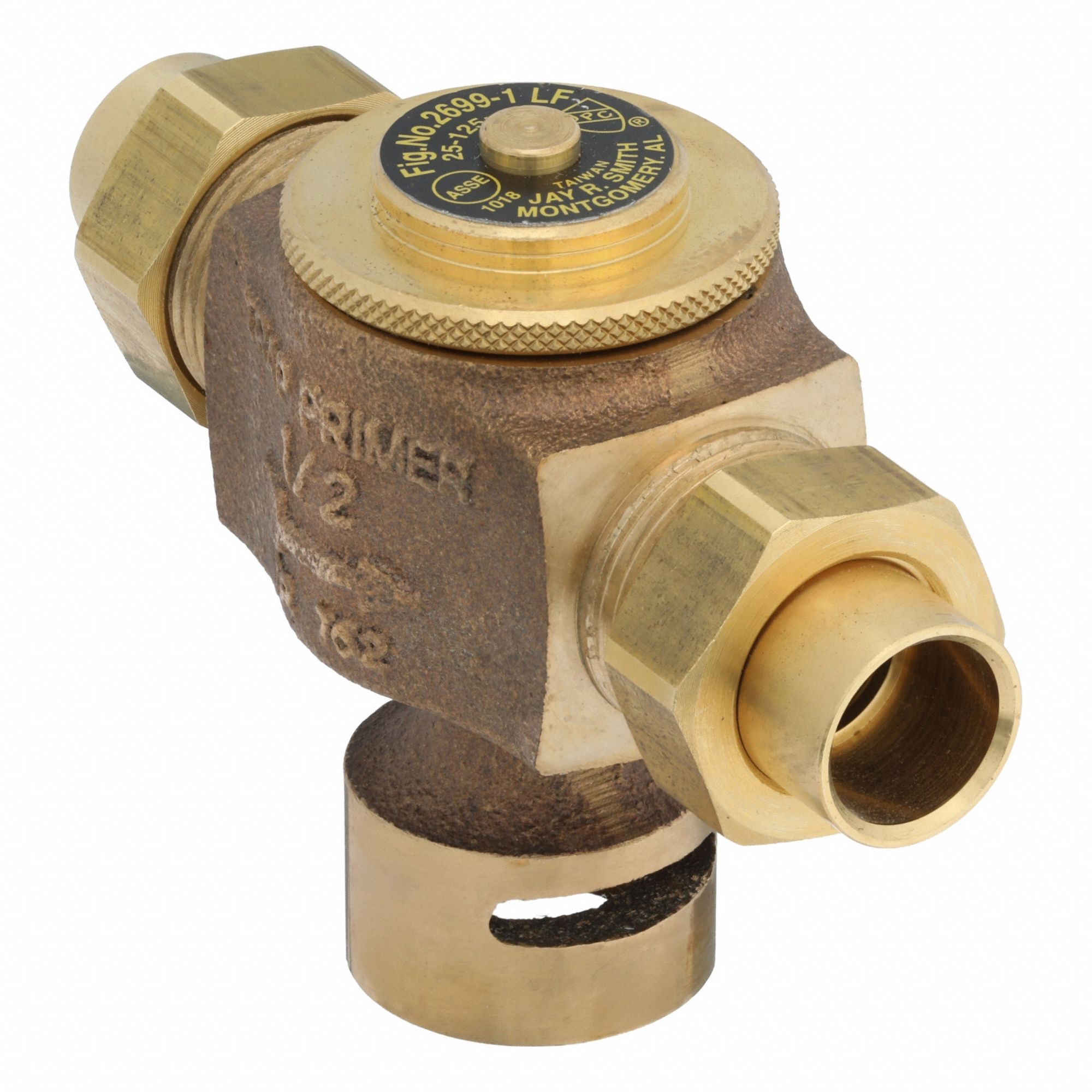 JAY R. SMITH MFG. CO, Cast Bronze, Bronze, Trap Primer - 45DT34|2699 ...