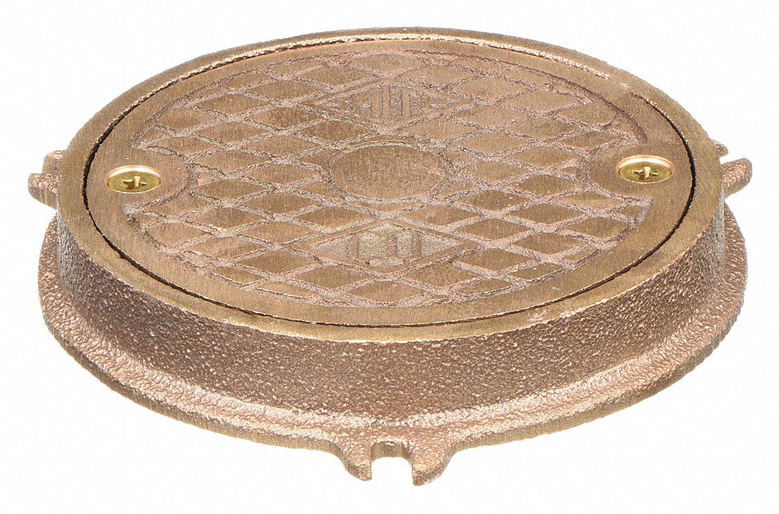 JAY R. SMITH MFG. CO, 4 1/8 in Overall Dia, 3/4 in Overall Ht, Floor ...