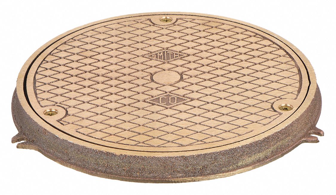 JAY R. SMITH MFG. CO, 8 1/2 in Overall Dia, 3/4 in Overall Ht, Floor ...