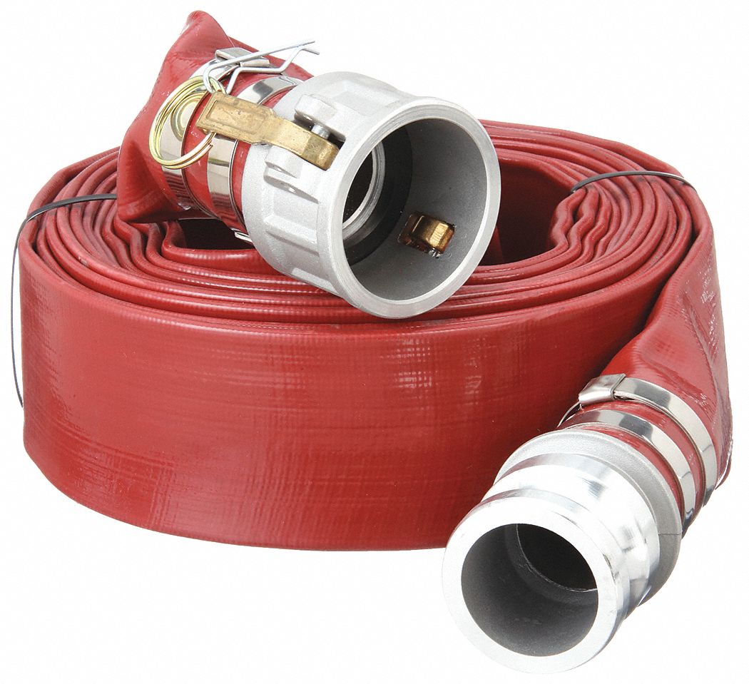 2 in Hose Inside Dia., 25 ft Hose Lg, Water Discharge Hose - 45DU22 ...