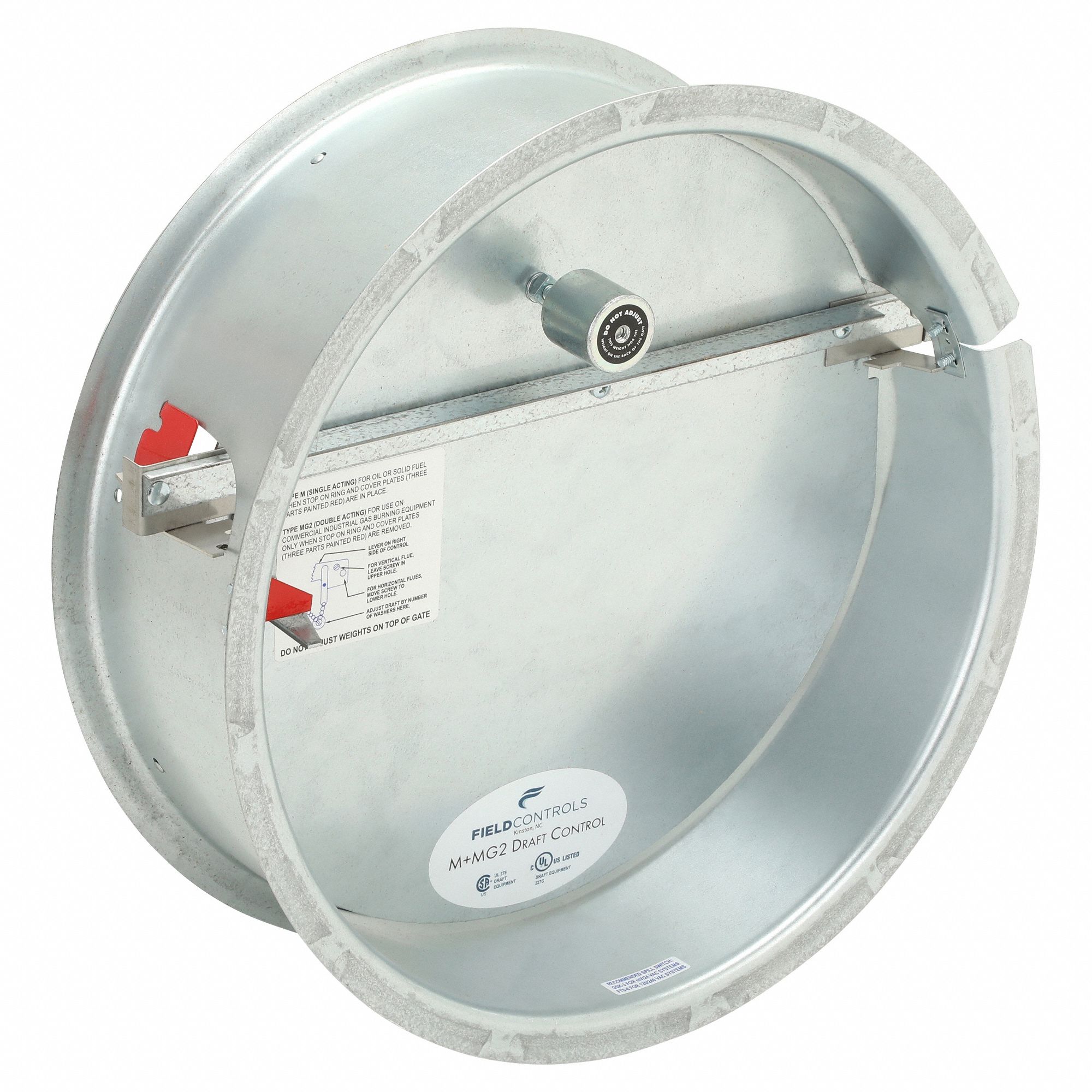 Natural Gas and Oil, For 11 in_12 in Duct Dia, 12"dia SS Barometric ...