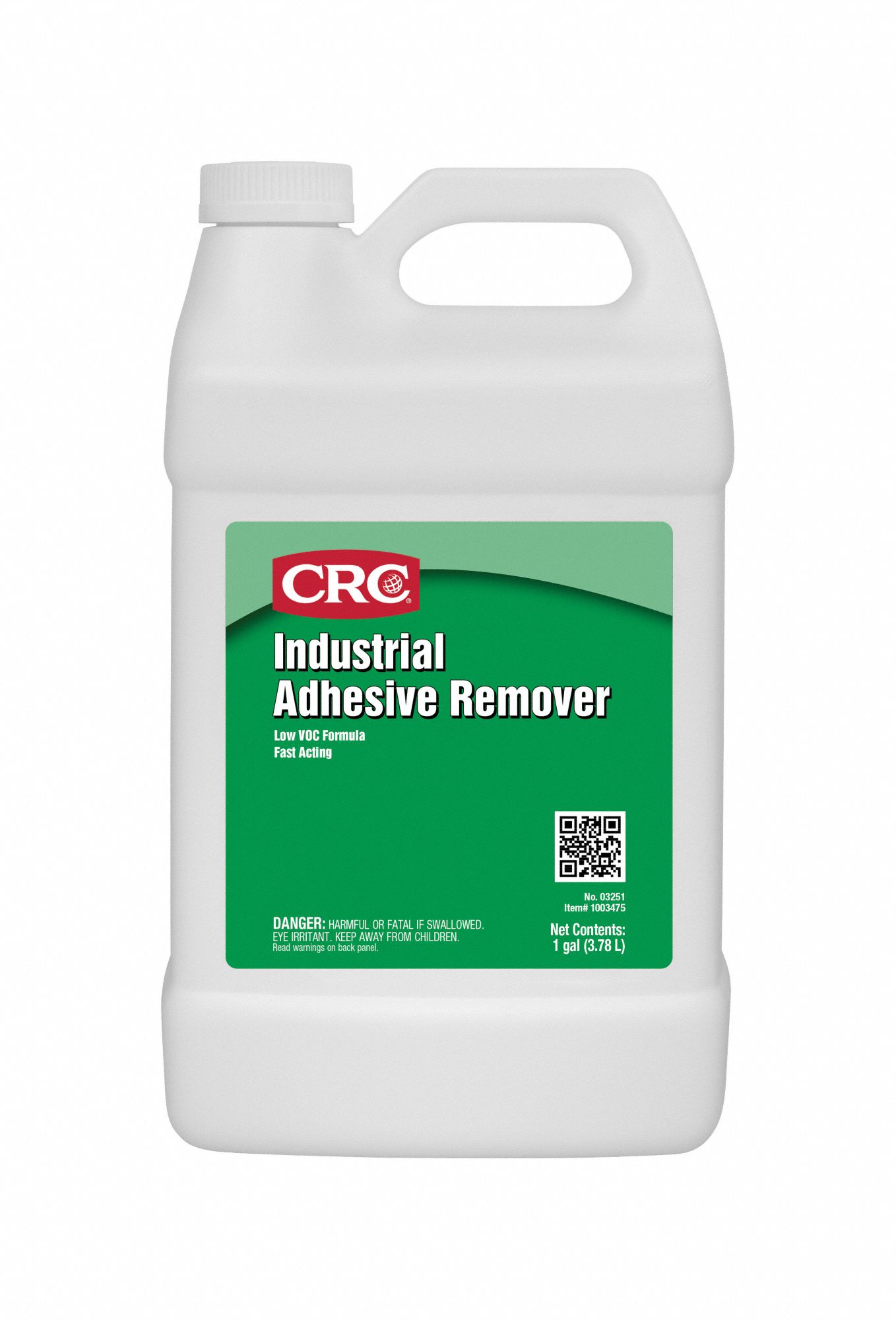 CRC, Jug, 1 gal Container Size, Adhesive Remover - 45DY76|03251 - Grainger