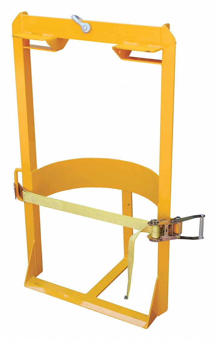 VESTIL, For 30 gal/55 gal Drum Capacity, Fiber/Metal/Plastic, Drum ...