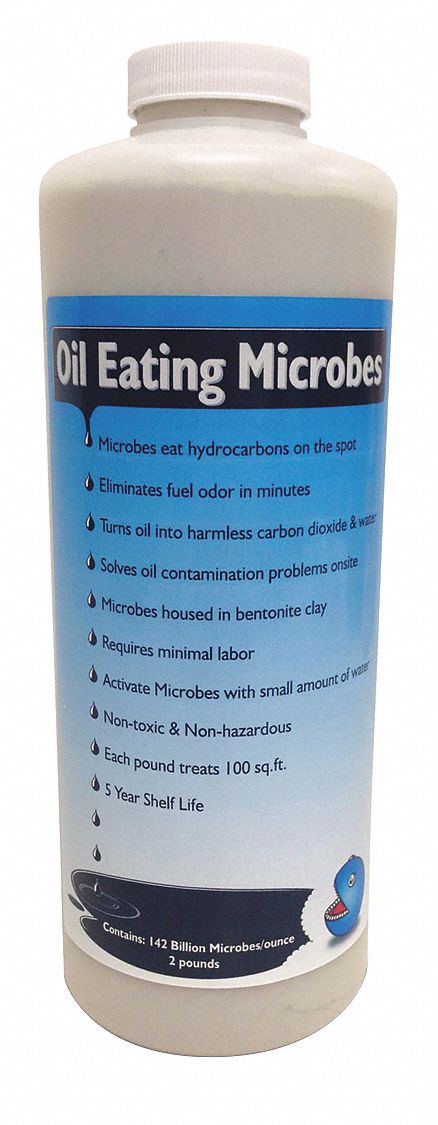 Oil Eating Microbes, Oil Only, Petroleum, 1 qt, PK 10 - Grainger
