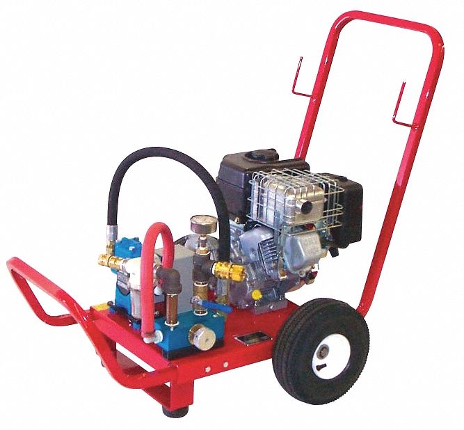 WHEELER-REX, Twin Piston, 5 1/2 hp Honda, Hydrostatic Test Pump ...
