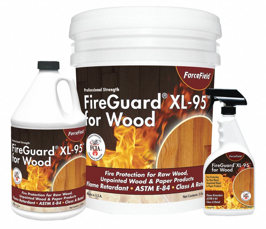 FIREGUARD Revestimiento Retardante,Madera,55 gal - Tratamientos ...