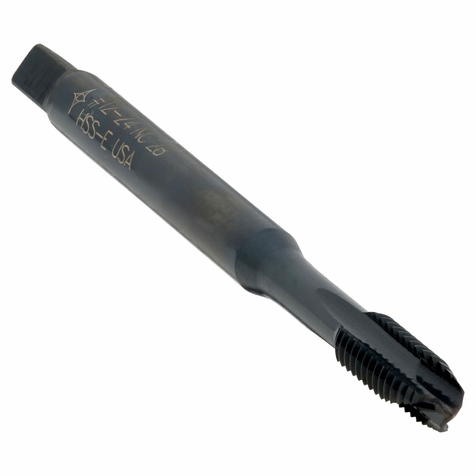 CLEVELAND, #12-24 Thread Size, 1 1/16 in Thread Lg, Spiral Point Tap ...