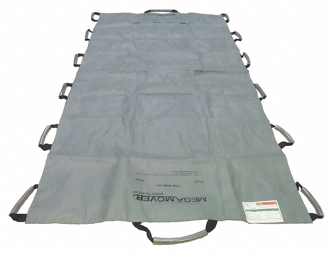 MEGAMOVER, 1,000 lb Patient Load Capacity, 80 in Overall Lg, Portable ...