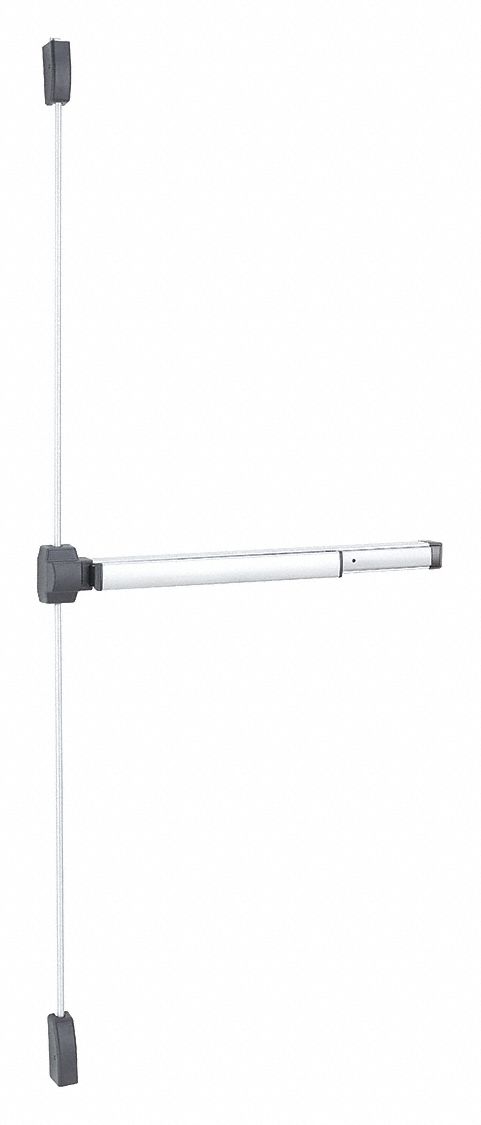 PRECISION, 36 in Max Door Wd, Aluminum, Surface Vertical Rod - 45EV58 ...
