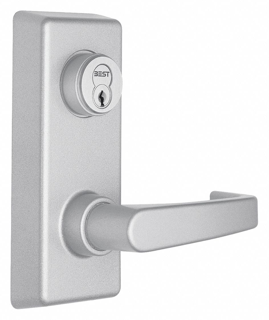 Key Controls Lever, Aluminum, For Use With Exit Devices, ADA Compliant ...
