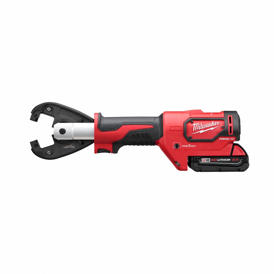 MILWAUKEE Cordless Crimping Tool Kit: 6 ton Max. Crimping Force, W ...