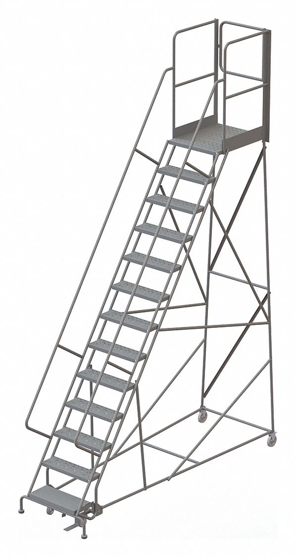TRI-ARC, 10.8 ft Platform Ht, Unassembled, Rolling Ladder - 45FF62 ...