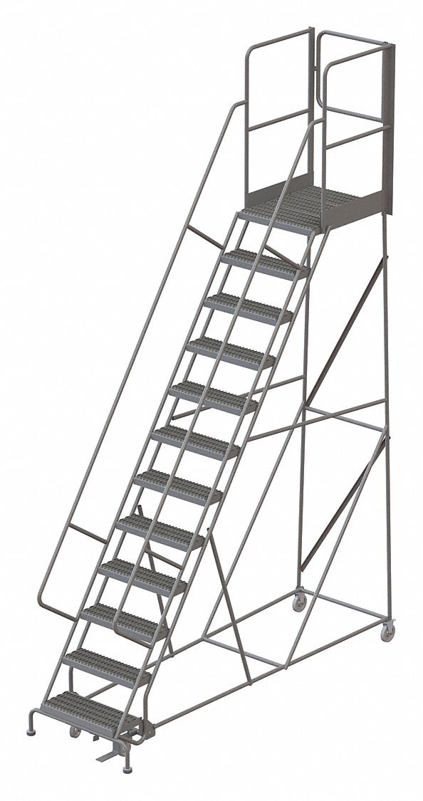 TRI-ARC, 10 ft Platform Ht, Unassembled, Rolling Ladder - 45FF71 ...