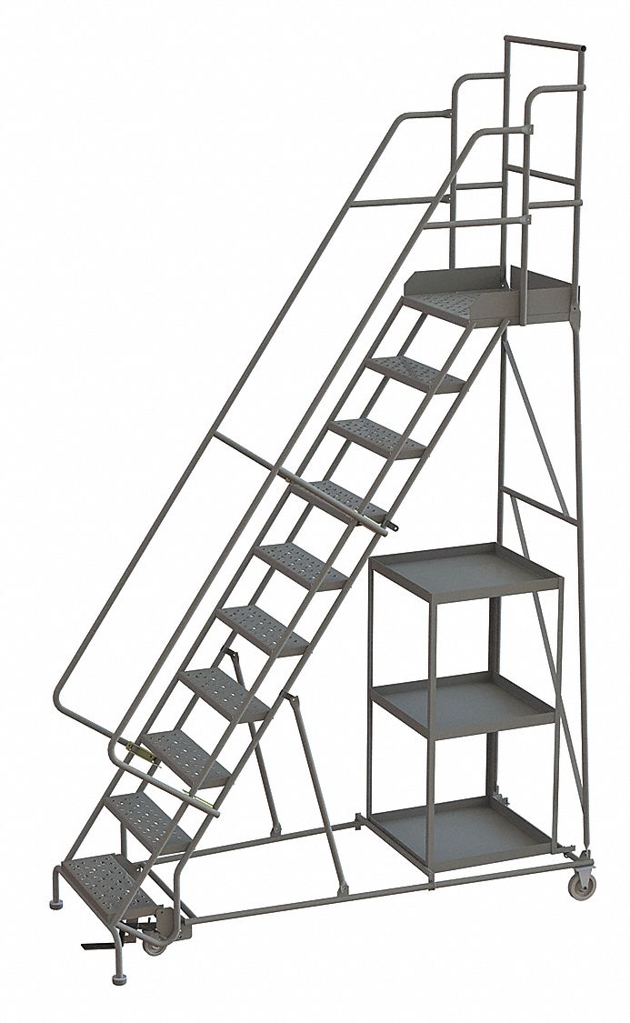 TRI-ARC, 8.3 ft Platform Ht, Unassembled, Rolling Ladder - 45FG34 ...