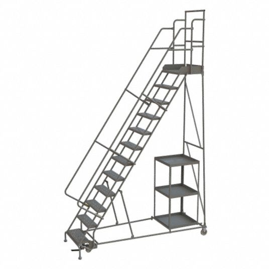 TRI-ARC, 10 ft Platform Ht, Unassembled, Rolling Ladder - 45FG36 ...