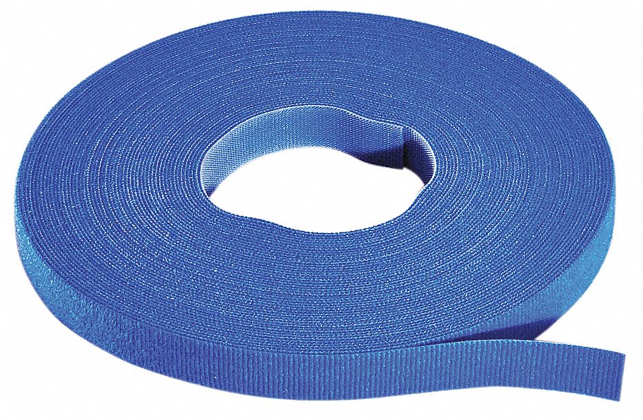 RIP-TIE, 75 ft Lg, 1 in Wd, Hook-and-Loop Cable Tie Roll - 45FJ40|W-75 ...