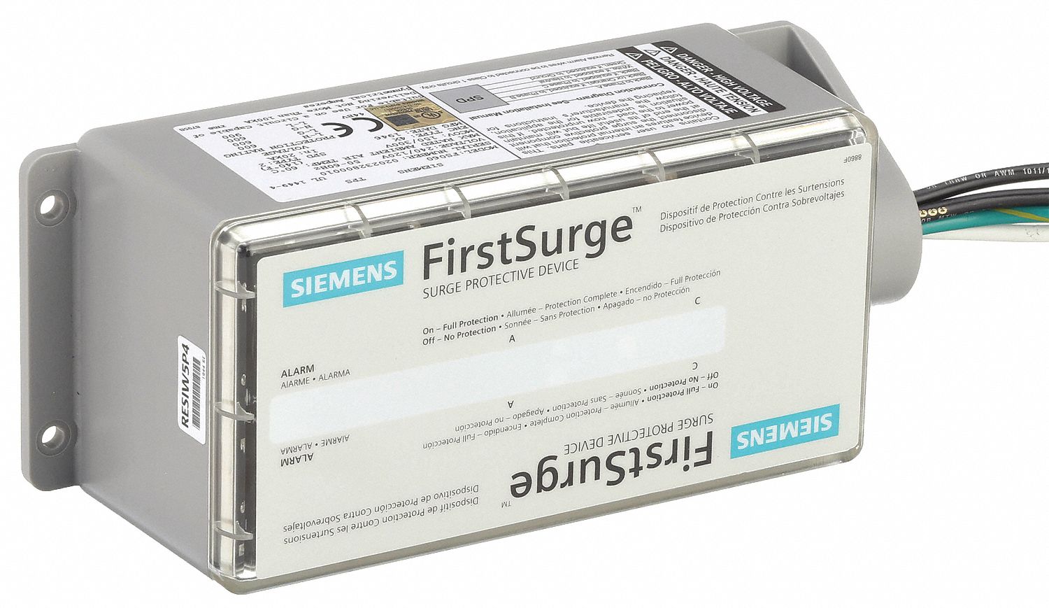 SIEMENS, Single Phase, 120/240V AC, Surge Protection Device - 45GF54 ...