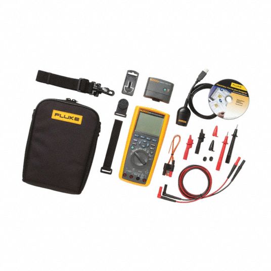 FLUKE Digital Multimeter Kit: TRMS, Bluetooth-Compatible /Data Logging ...