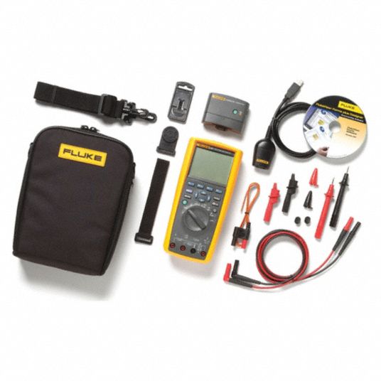 FLUKE, TRMS, Bluetooth-Compatible /Data Logging, Digital Multimeter Kit ...