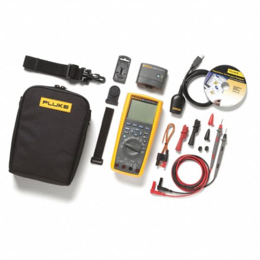 FLUKE, TRMS, Bluetooth-Compatible /Data Logging, Digital Multimeter Kit ...