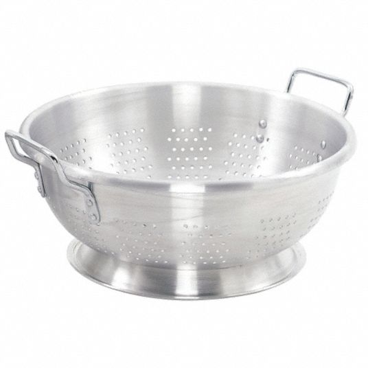 CRESTWARE, 11 qt Capacity, 6 3/4 in Overall Ht, Colander - 45GG87 ...
