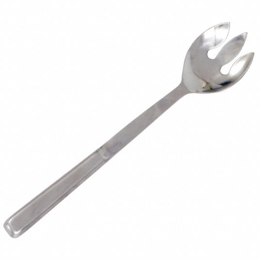 CRESTWARE, 11 3/4 in Overall Lg, Silver, Serving Spoon - 45GH04|BUF2 ...