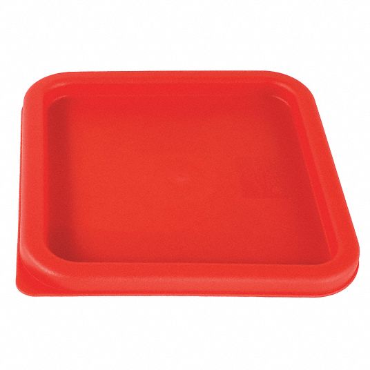 CRESTWARE, Red Body, Red Lid, Container Lid - 45GK88|SQCL68 - Grainger