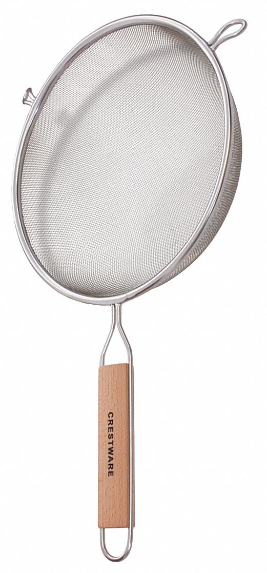 CRESTWARE, Medium Single Mesh Mesh Size, 13 3/4 in Overall Lg, Mesh ...