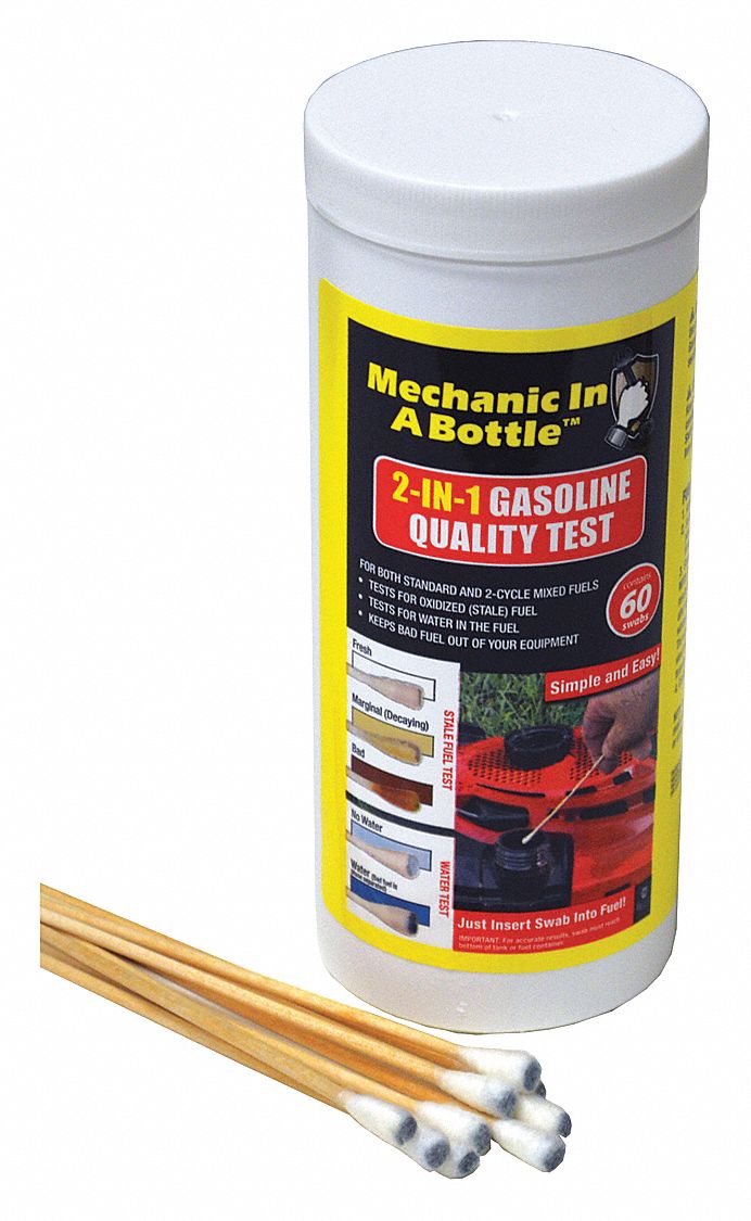 MECHANIC IN A BOTTLE, Diesel & Fuel Testers, Gas Test Swab, Gas Test ...