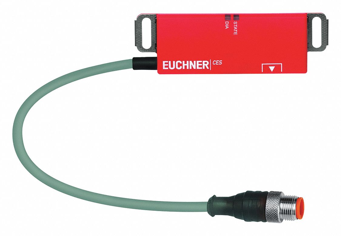 EUCHNER Non-Contact Safety Switch: 1.57 in Off Sensing Distance, 0.59 ...