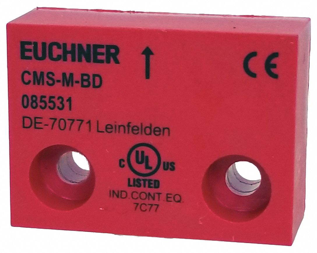 EUCHNER, Magnetically Actuated Safety Interlock Switch, CMS Series, Magnetic Actuator - 45GU86 ...