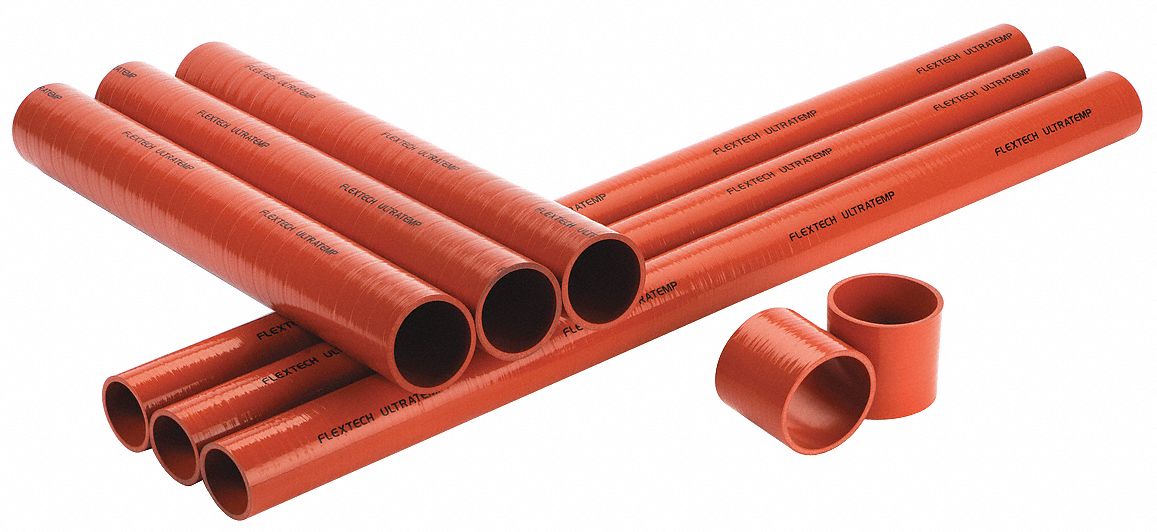 FLEXTECH, 4 in Hose Inside Dia., 12 ft Hose Lg, Straight Hose - 45GW56 ...