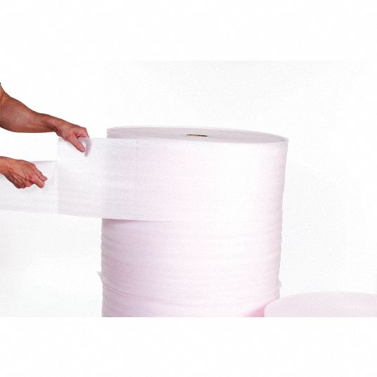 Foam Roll, Roll Width 6 in, Roll Length 600 ft, PK 4 - Grainger
