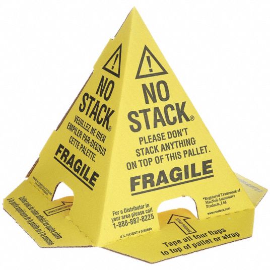 8 in Base Lg, 8 in Base Wd, Pallet Cones - 45GY13|45GY13 - Grainger