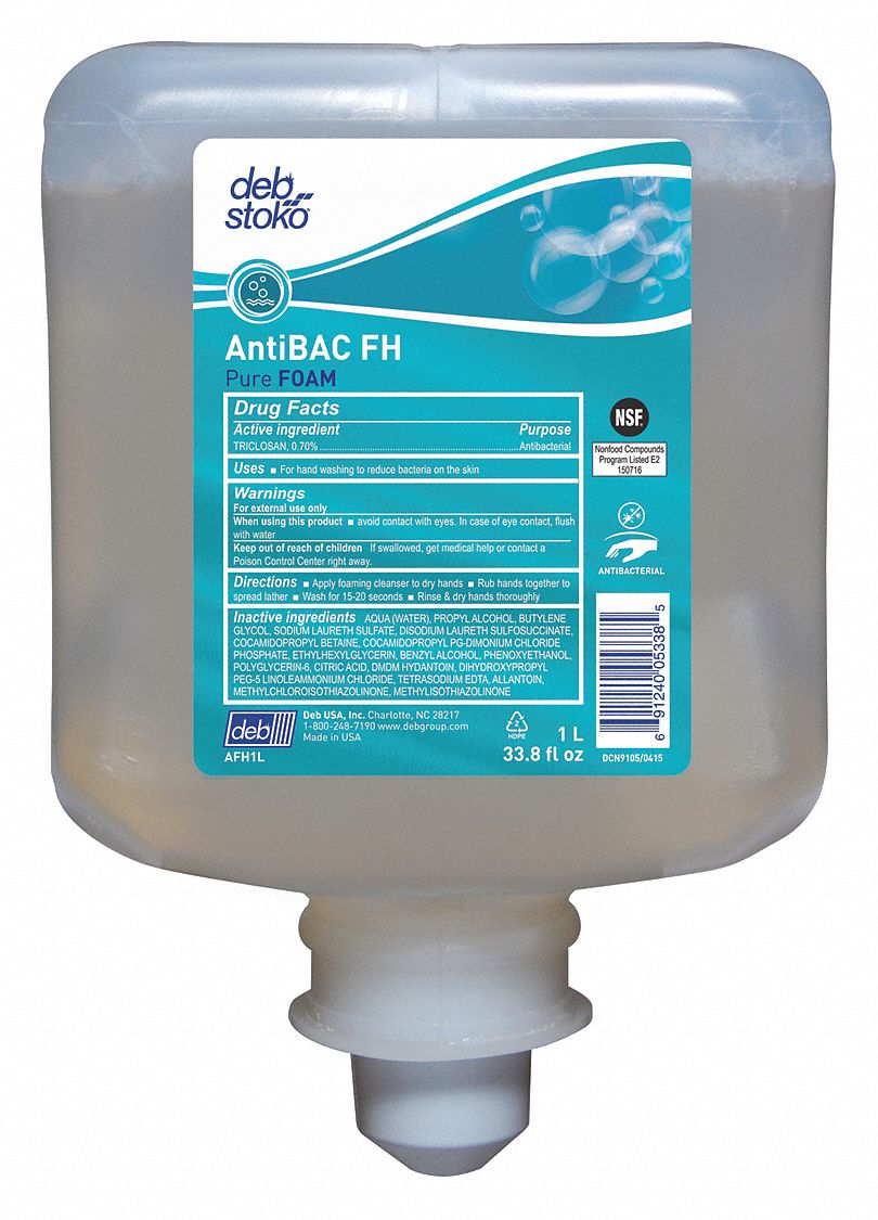 Fresh , Foam, Hand Soap, 1000mL, Cartridge, Cleanse AntiBac, PK 6 ...