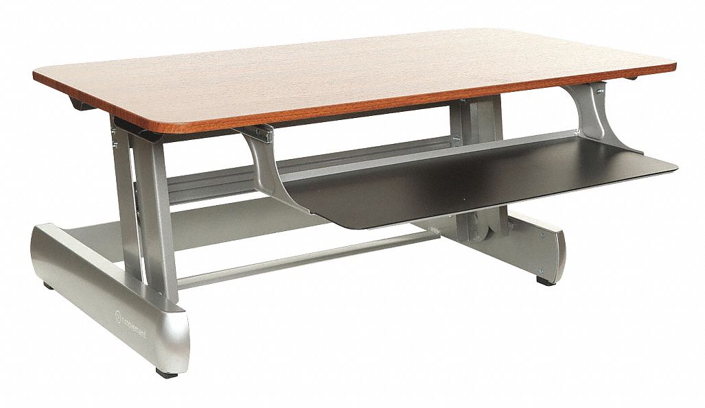 INMOVEMENT Desk Riser, 5-1/2 in. Hx41in. W, Dark Wood - 45GY75|IM ...