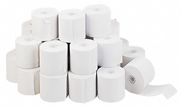 UNIVERSAL ONE, 2 1/4 in Wd, 130 ft Lg, Paper Roll - 45GY92|UNV35710GN ...
