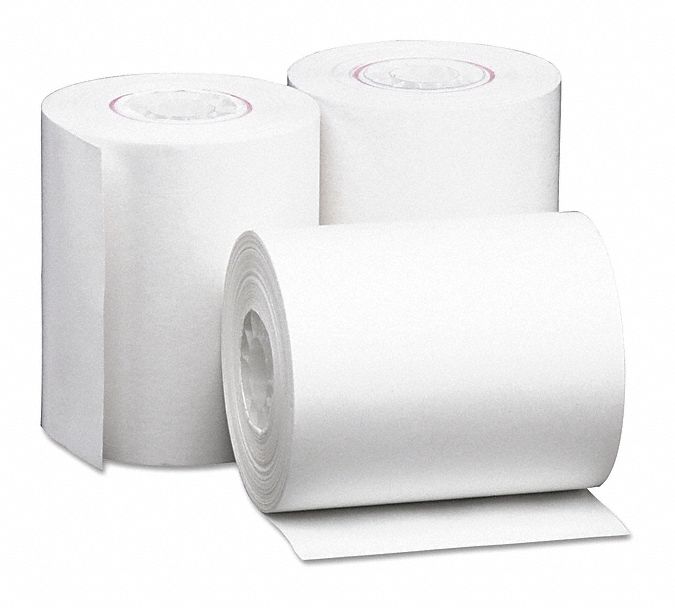 UNIVERSAL ONE, 2 1/4 in Wd, 80 ft Lg, Paper Roll - 45GZ02|UNV35760 ...