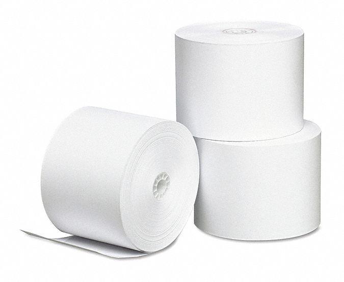 UNIVERSAL ONE, 2 1/4 in Wd, 165 ft Lg, Paper Roll - 45GZ04|UNV35762 ...