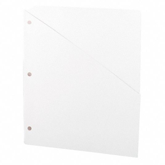 UNIVERSAL ONE, Paper, 11 3/4 in Ht, Pocket Folder - 45GZ13|UNV61687 ...