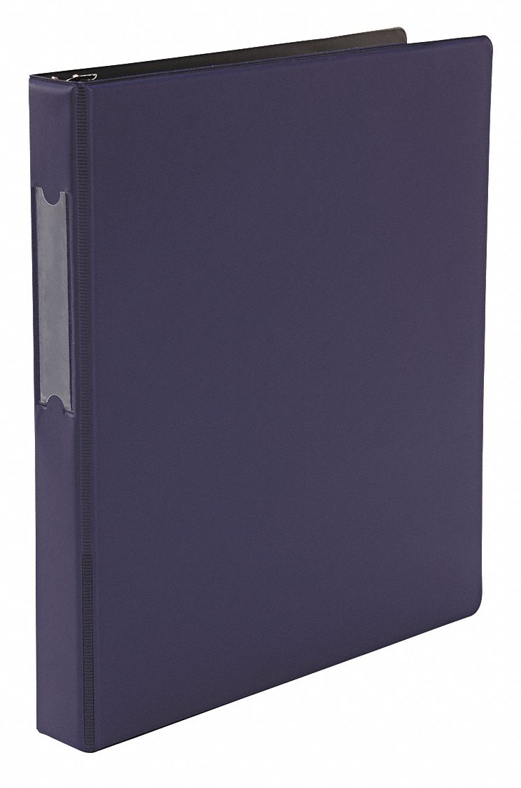 1 in Ring Size, D-Ring, Ring Binder - 45GZ58|UNV20768 - Grainger