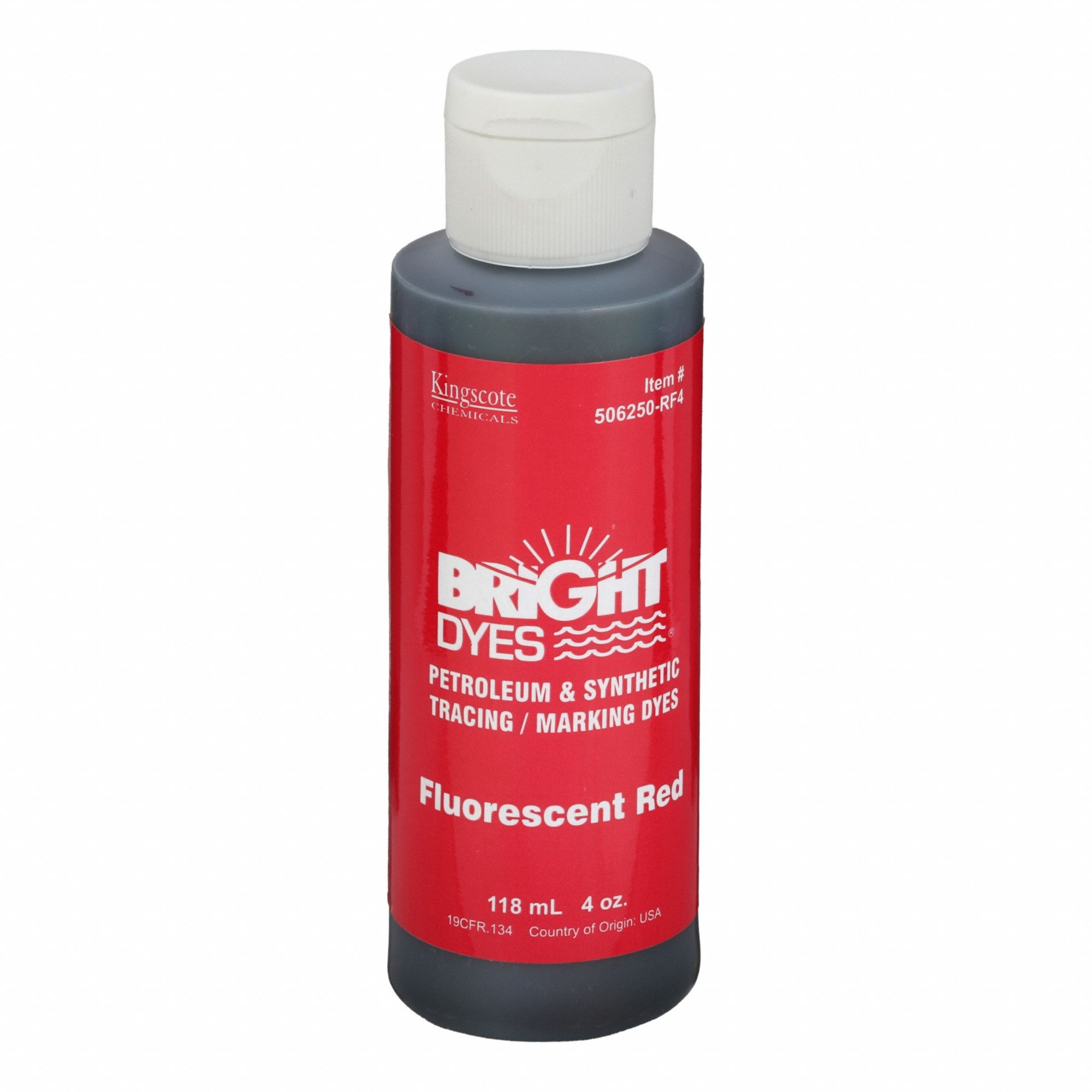 Lab, 4 oz, Solvent Leak Dye Tracer Liquid - Fluorescent Red - 45H151 ...