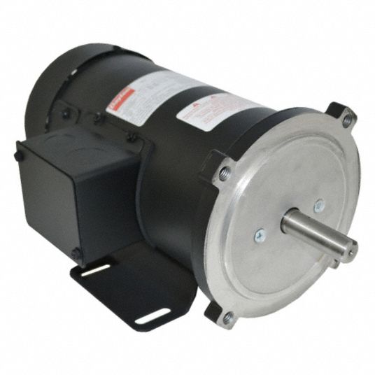DC Motor, 1-1/2 HP, 56CZ Frame, Nameplate RPM 1750, Voltage 180V DC ...