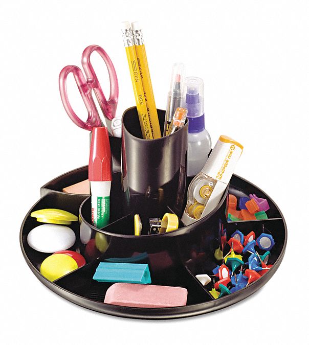 UNIVERSAL, 11 Compartments, Plastic, Desktop Organizer - 45HA94 ...