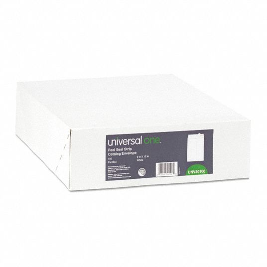 UNIVERSAL ONE, #10-1/2 Envelope Size, Paper, Catalog Envelopes - 45HC15 ...