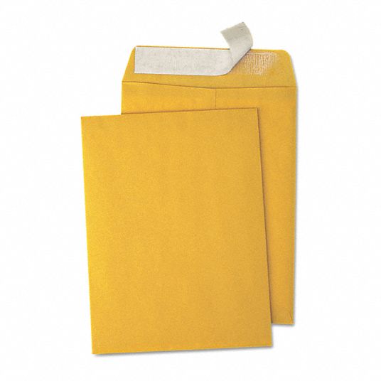 UNIVERSAL ONE, #10-1/2 Envelope Size, Kraft, Catalog Envelopes - 45HC17 ...