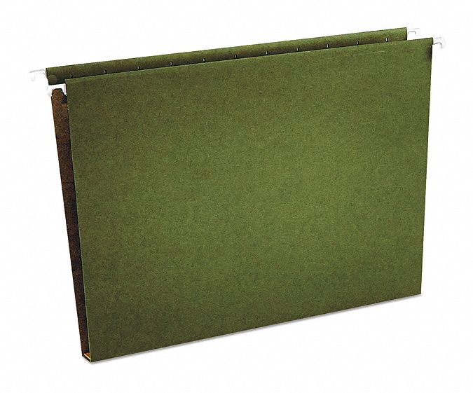 UNIVERSAL ONE File Folders, 1in. Box Bottom, Letter, PK25 - 45HC98 ...