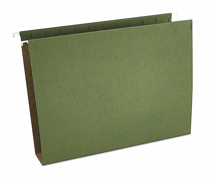8 1/2 in Ht, 11 in Wd, Hanging File Folders - 45HC99|UNV14142 - Grainger