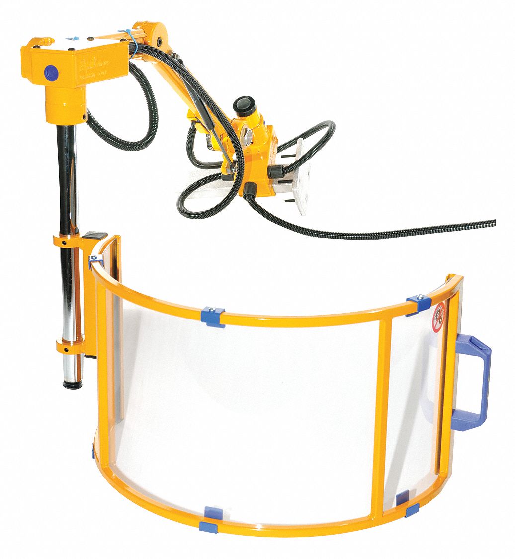 REPAR, Curved Shield, 27 1/2" x 9 1/2", Milling Machine Guard - 45HE41 ...