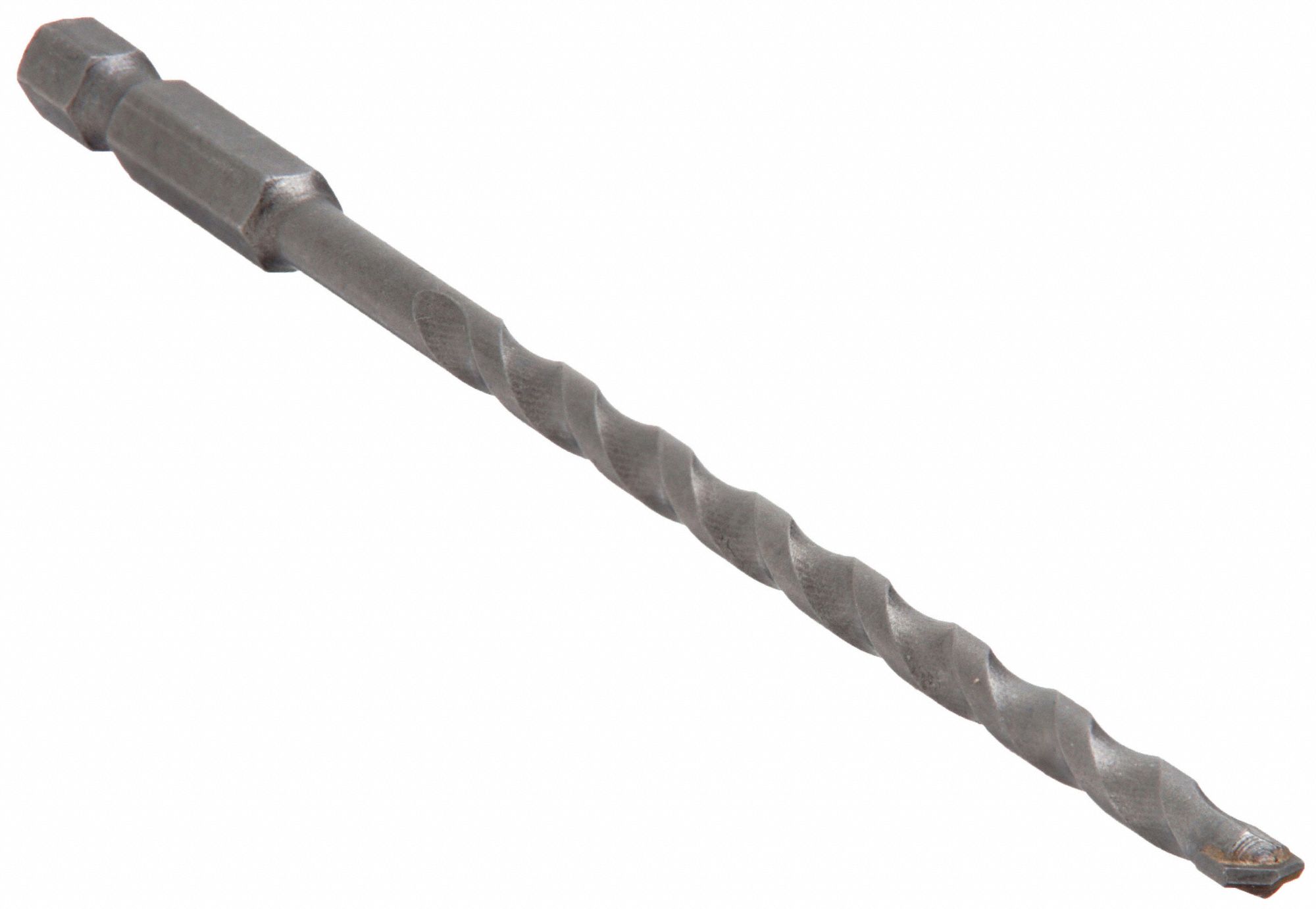 DEWALT, 1/4 in Drill Bit Size, 4 in Max Drilling Dp, Hex Shank - 45HF07 ...